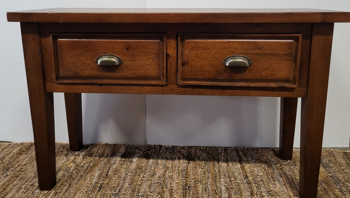 Rustic Irish Coast 2 Drawer Small Console Table Suntan (2 in stock ...