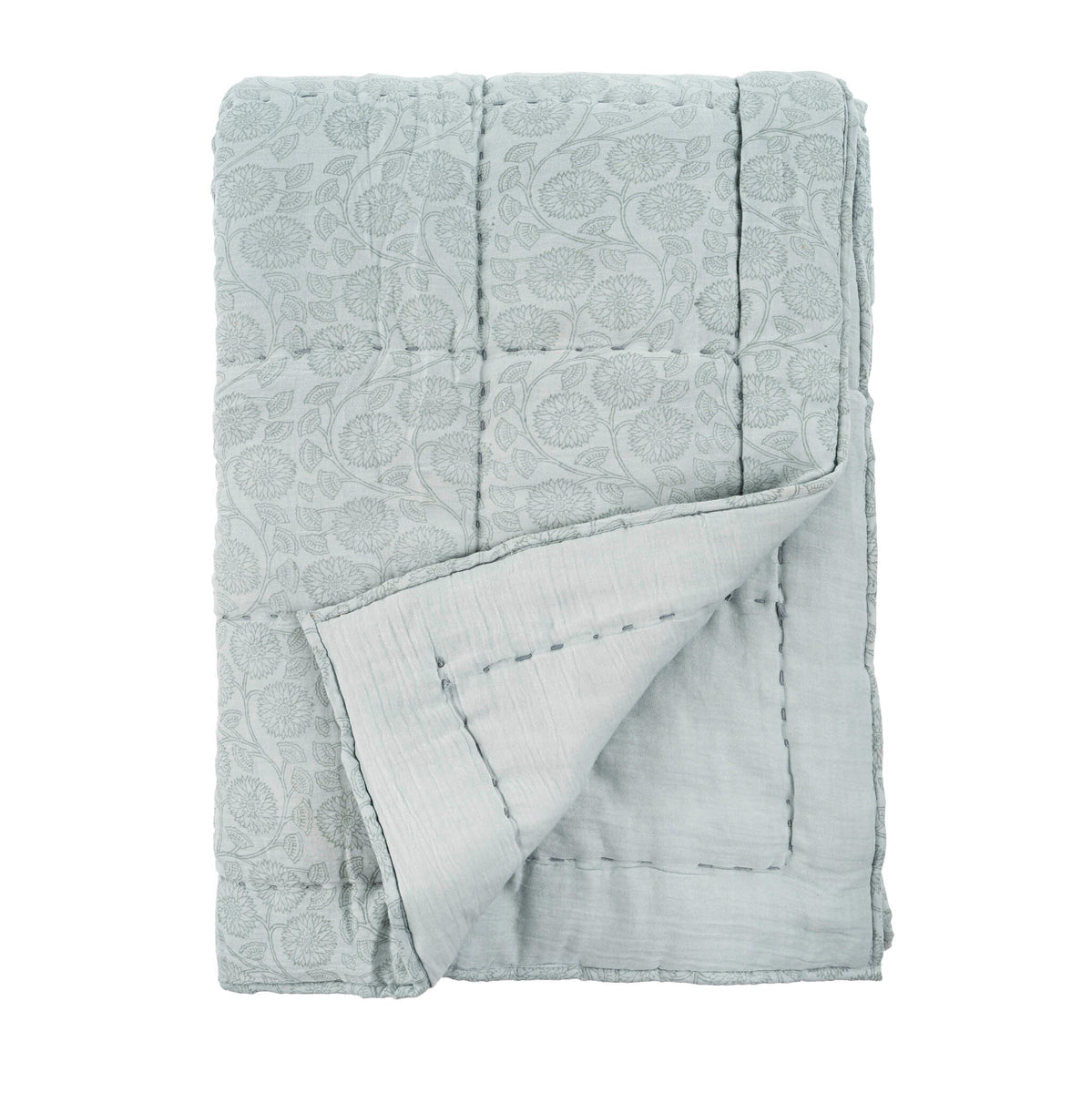 Double Gauze Block Print Quilt (2 in stock) – verandacollection