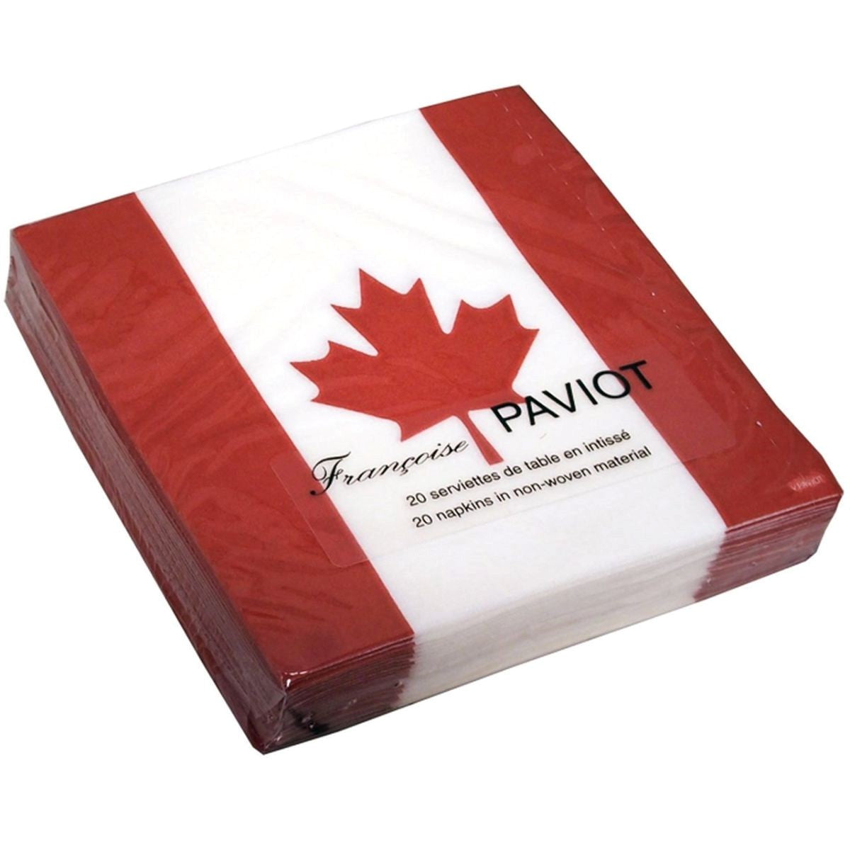 Canadian Flag Dinner Size Paper Napkins (1 in stock) – verandacollection