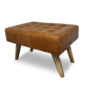 Hemingway Leather Stool – verandacollection
