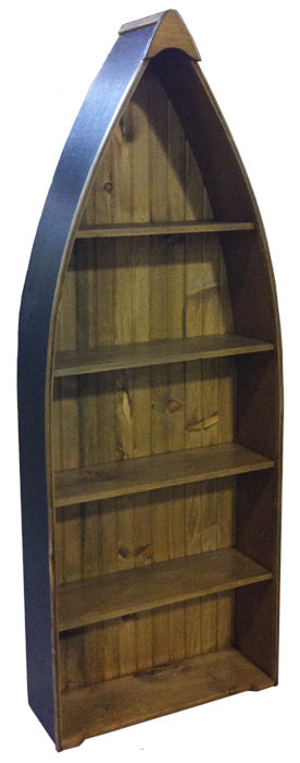 Boat Shelf Bookcase Navy – verandacollection